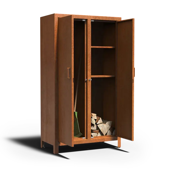 Logg Logger Corten Steel Wood Storage