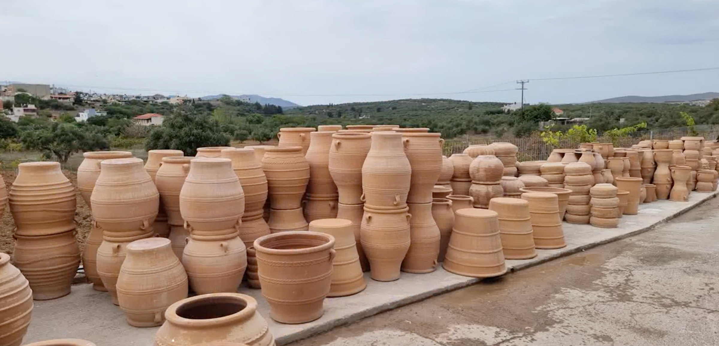 Kaspo cretan clay pot